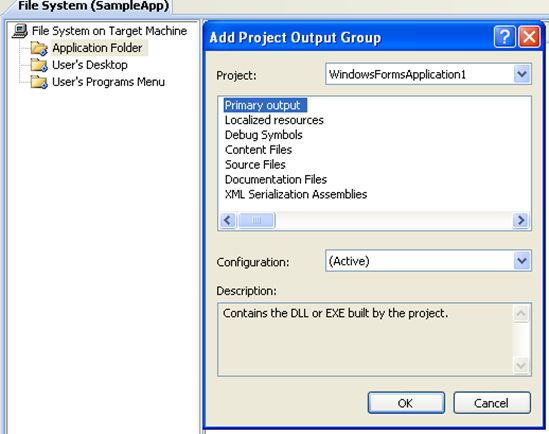 Create Setup and Deployment Project in Visual Studio 2008/2010